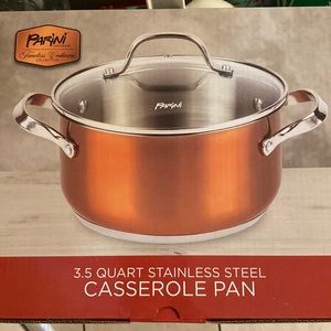 Parini | Kitchen | 35 Quart Stainless Steel Casserole Pan | Poshmark